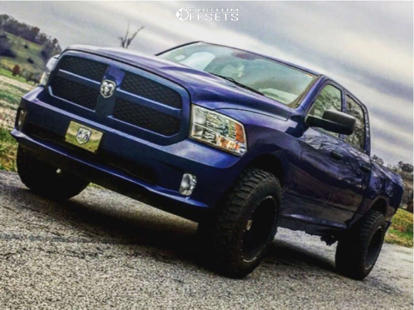 2014 Ram 1500 with 20x12 -44 Anthem Off-Road Aviator and 35/12.5R20 ...