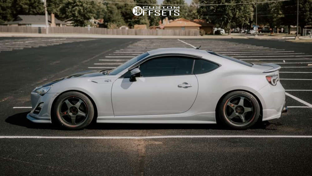 2013 Scion FR-S with 18x9.5 38 Desmond Regamaster Evo II and 255/35R18 Firestone Firehawk Indy ...