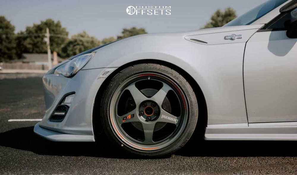 2013 Scion FR-S with 18x9.5 38 Desmond Regamaster Evo II and 255/35R18 ...