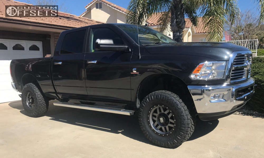 2016 Ram 2500 with 18x9 18 XD Xd128 and 35/12.5R18 Nitto Ridge Grappler ...