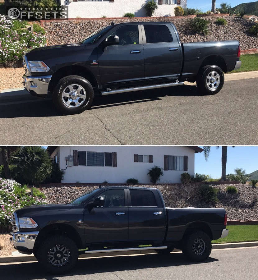 2016 Ram 2500 with 18x9 18 XD Xd128 and 35/12.5R18 Nitto Ridge Grappler ...