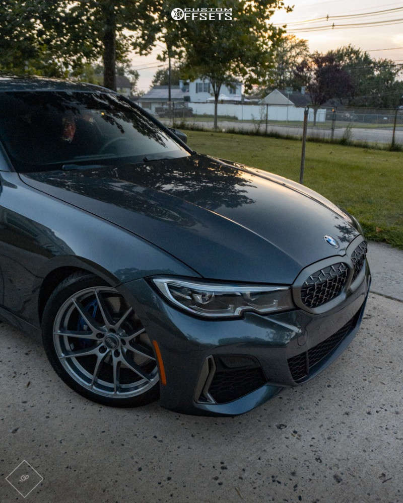 2021 BMW M340i XDrive with 19x8.5 27 OZ Racing Leggera Hlt and 235 ...