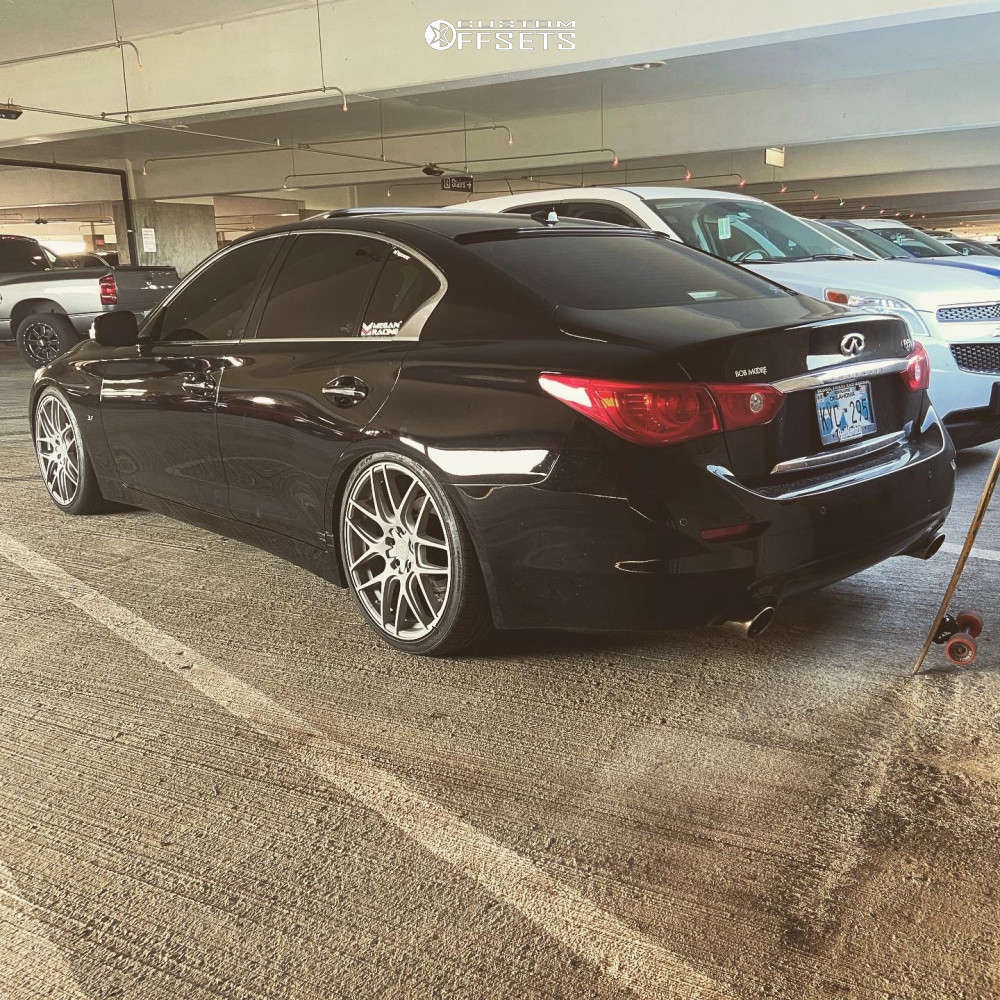 2014 INFINITI Q50 with 20x8.5 20 Motiv Foil and 235/45R20 Nexen Nfera ...