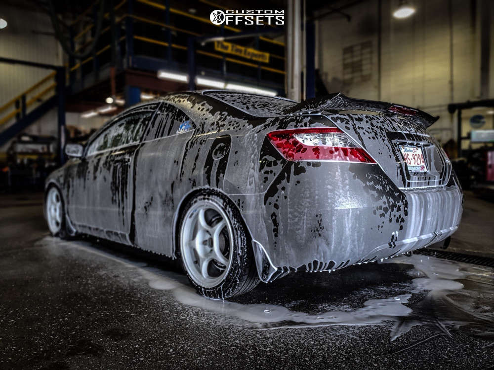 2008 Honda Civic with 17x8 38 Enkei Rp01 and 225/45R17 Nexen N Priz Ah8 ...