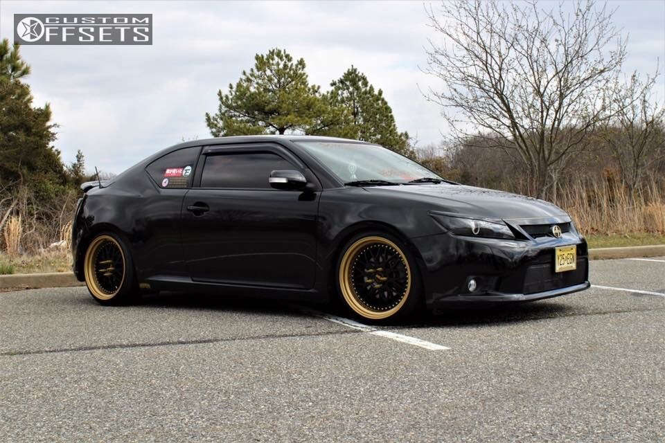 2011 Scion TC with 19x9.5 35 ESR Sr01 and 225/35R19 Toyo Tires Proxes 4 ...