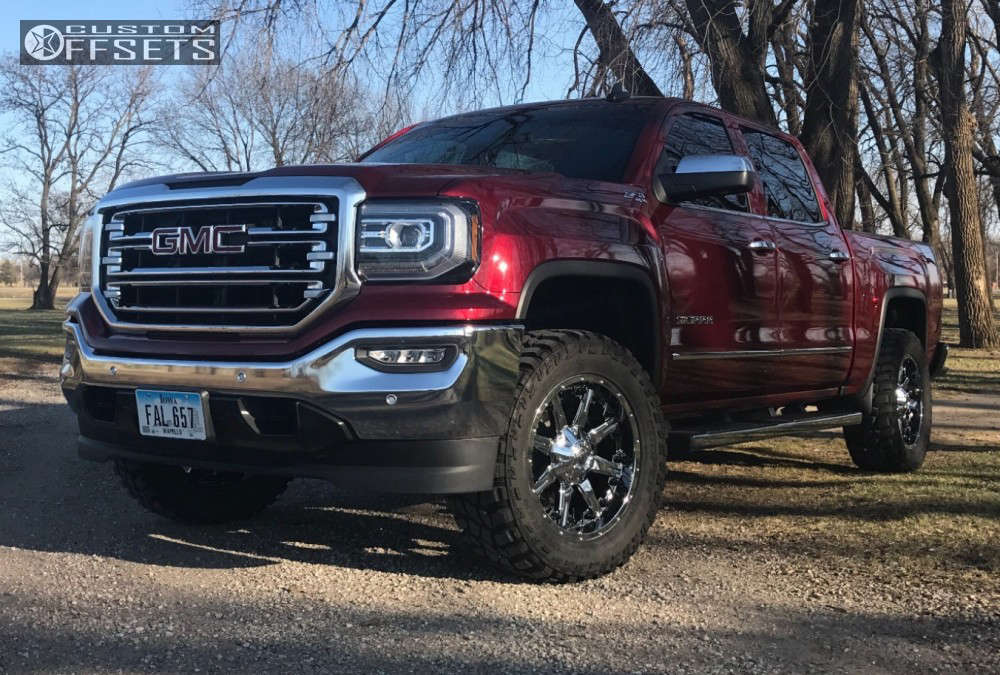2017 GMC Sierra 1500 with 20x9 1 Fuel Nutz and 305/55R20 Cooper ...