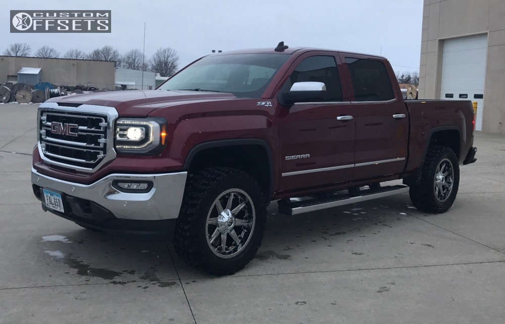 2017 GMC Sierra 1500 with 20x9 1 Fuel Nutz and 305/55R20 Cooper ...