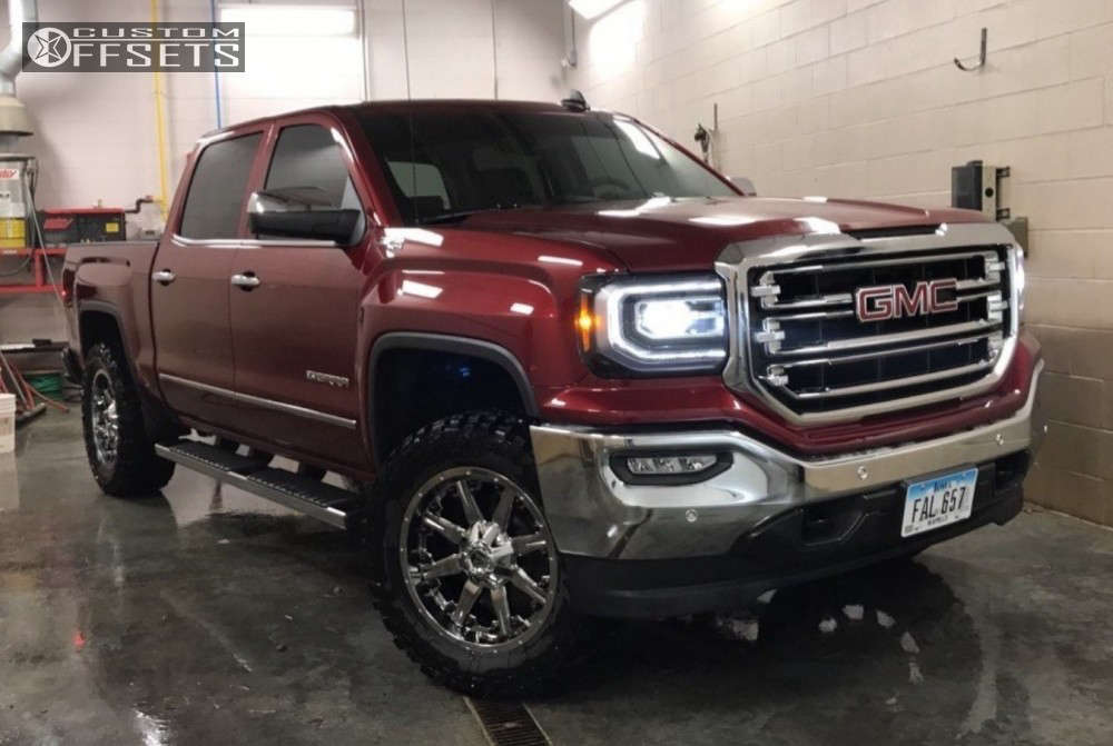 2017 GMC Sierra 1500 with 20x9 1 Fuel Nutz and 305/55R20 Cooper ...