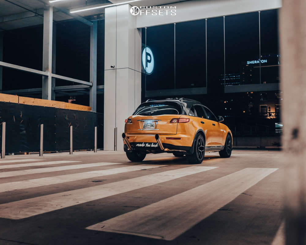 2006 INFINITI FX35 with 20x10 35 STR 908 and 275/35R20 Ironman Imove ...