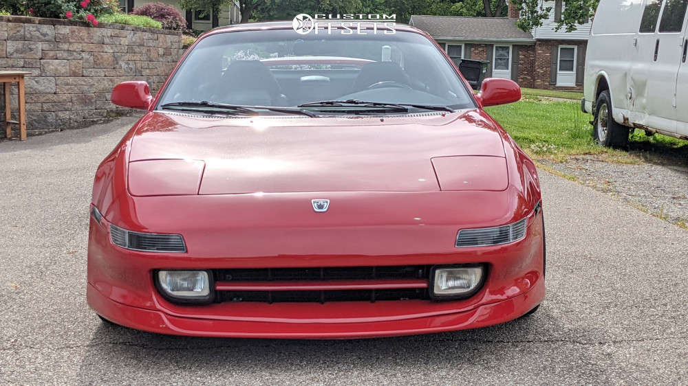 1991 Toyota MR2 with 17x8 45 Advan Racing Rg-d and 215/40R17 Yokohama S ...