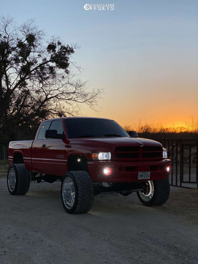 2001 Dodge Ram 2500 with 24x14 -91 American Force Trax Ss and 35/15 ...