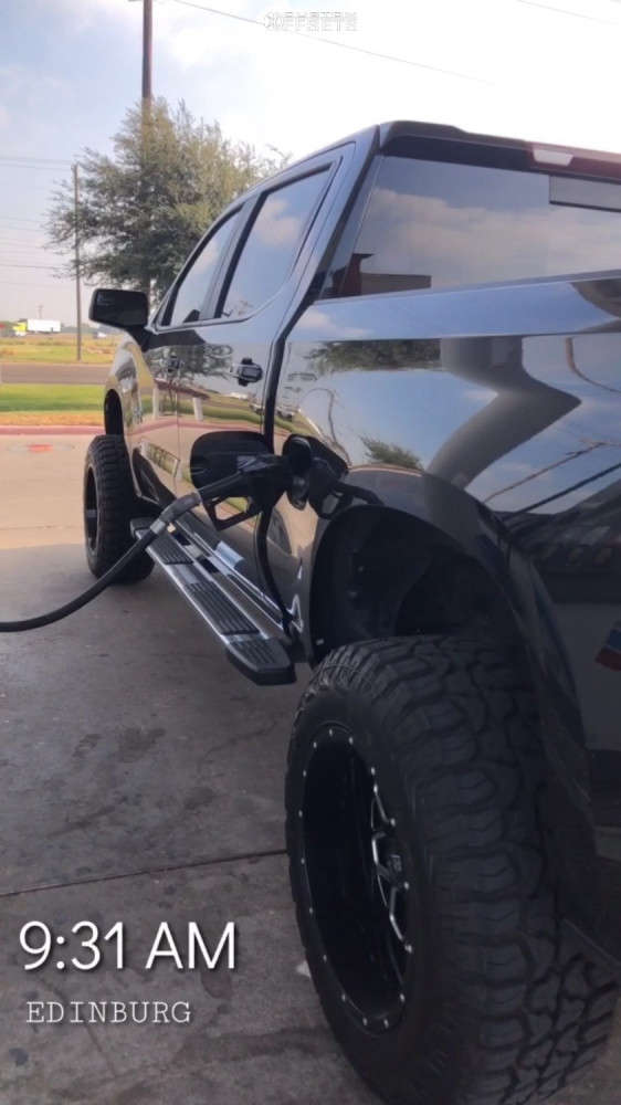 2020 Chevrolet Silverado 1500 with 20x12 -44 Hardrock Gunner H705 and ...