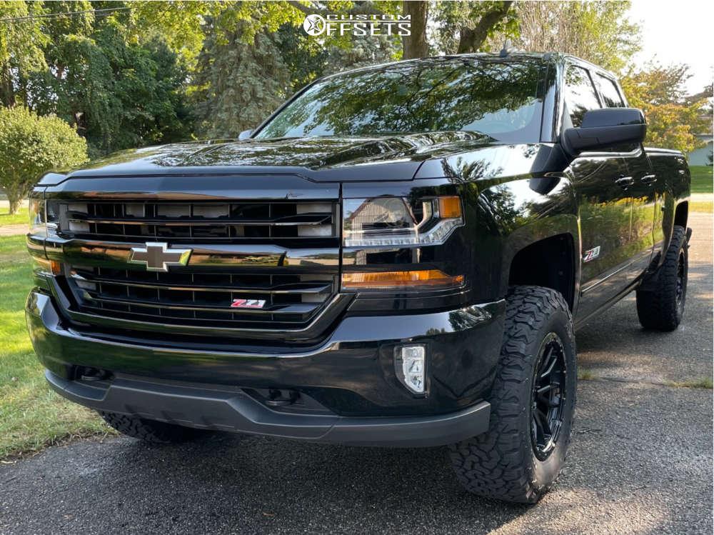 2016 Chevrolet Silverado 1500 with 18x9 -12 Fuel Rebel and 305/65R18 ...