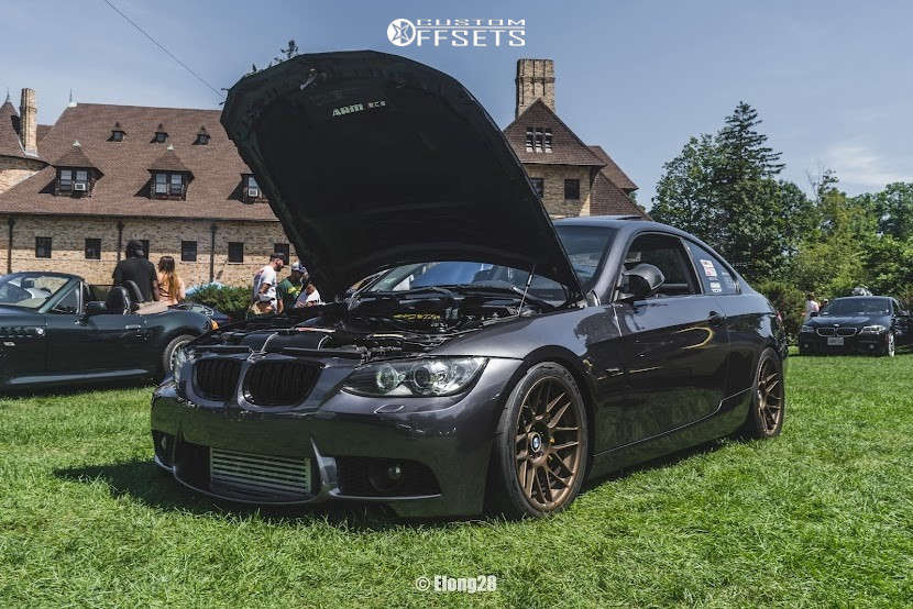 2008 BMW 335xi with 18x9 30 Apex Arc-8 and 245/40R18 Toyo Tires Proxes ...