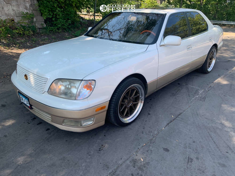 1999 Lexus LS400 with 18x8.5 35 Aodhan Ds08 and 225/40R18 Toyo Tires ...