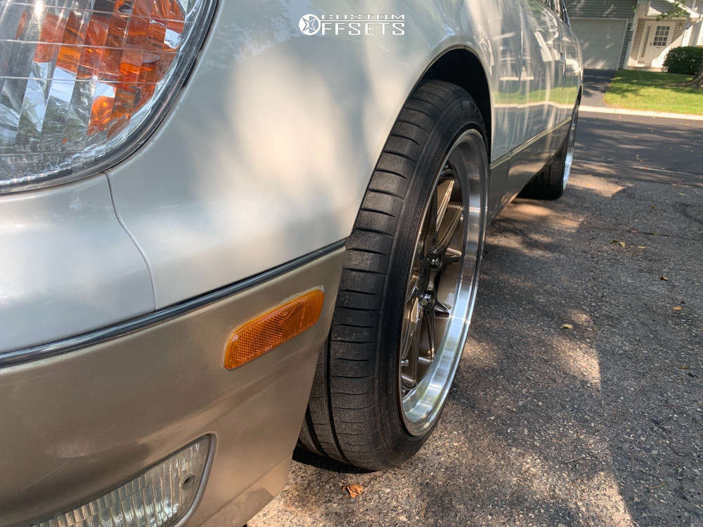 1999 Lexus LS400 with 18x8.5 35 Aodhan Ds08 and 225/40R18 Toyo Tires ...