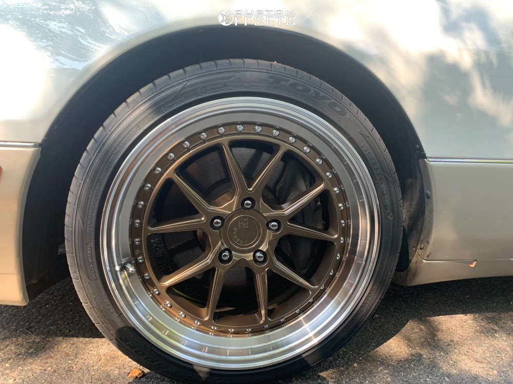 1999 Lexus LS400 with 18x8.5 35 Aodhan Ds08 and 225/40R18 Toyo Tires ...