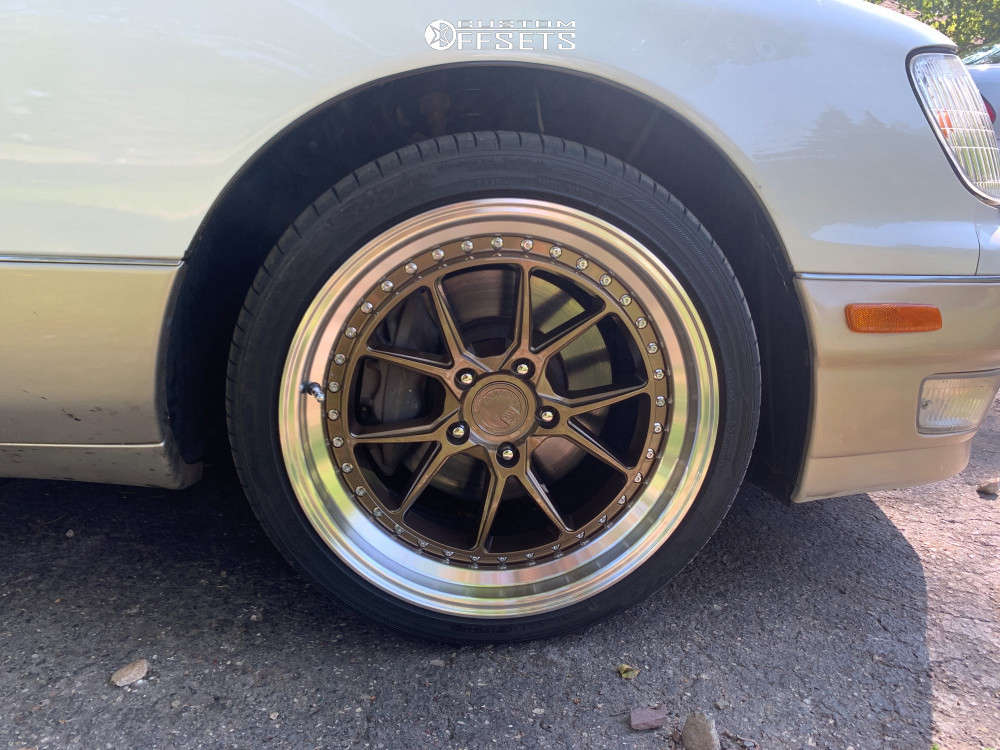 1999 Lexus LS400 with 18x8.5 35 Aodhan Ds08 and 225/40R18 Toyo Tires ...