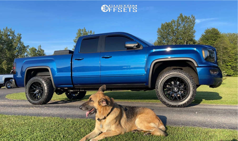 2019 GMC Sierra 1500 with 20x10 19 Motiv Offroad Magnus and 33/11.5R20 ...