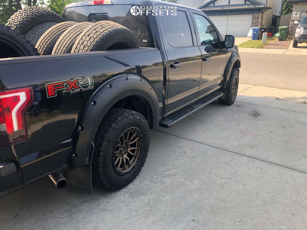 2017 Ford F-150 with 18x9 -12 Fuel Rebel and 285/65R18 BFGoodrich All ...