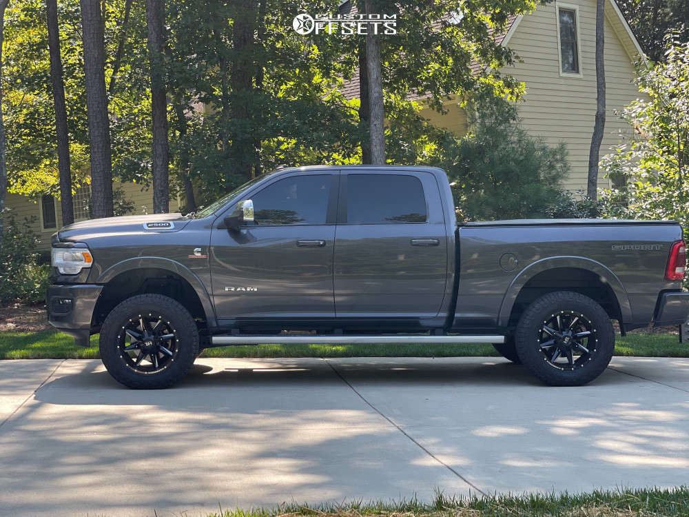 2019 Ram 2500 with 20x10 -19 Hardrock H703 and 35/12.5R20 Cooper ...