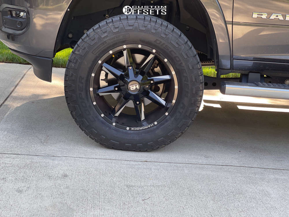 2019 Ram 2500 with 20x10 -19 Hardrock H703 and 35/12.5R20 Cooper ...