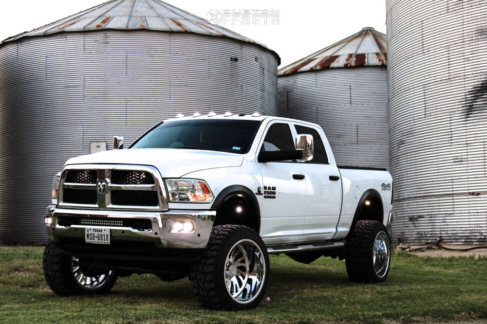 2018 Ram 2500 with 24x14 -76 Stealth Forged Alpha and 37/13.5R24 ...
