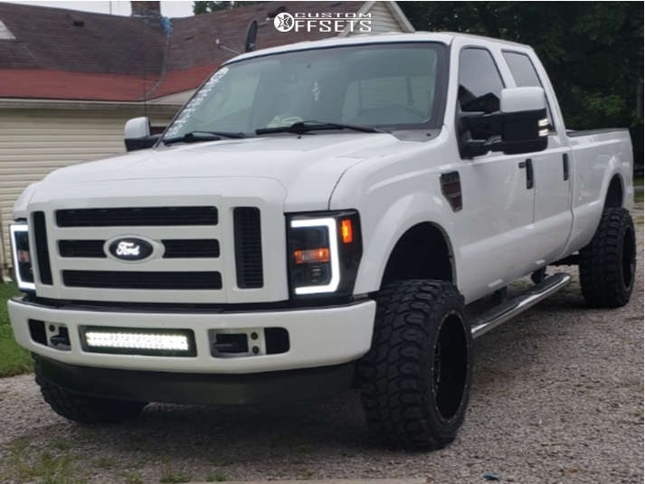 2008 Ford F-350 Super Duty with 20x12 -51 Hardrock Overdrive and 33/12 ...