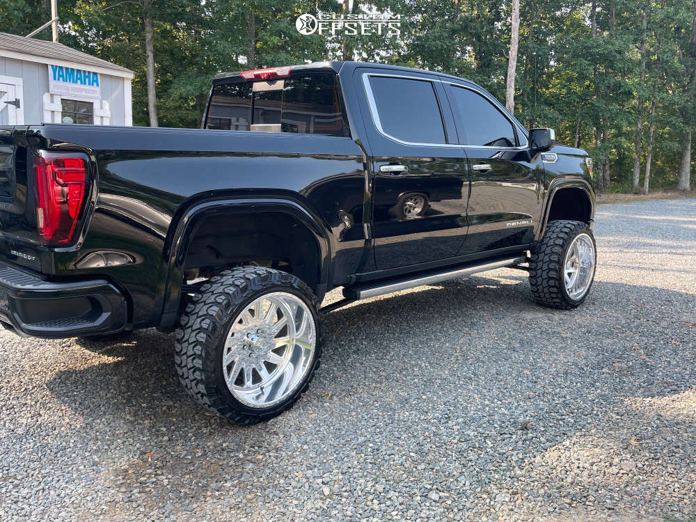 2020 GMC Sierra 1500 with 24x12 -44 American Force Aka Ss and 35/12 ...