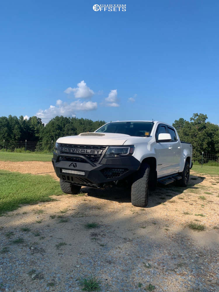 2019 Chevrolet Colorado with 19x10.5 -6.35 Reps Snowflakes and 27/10 ...