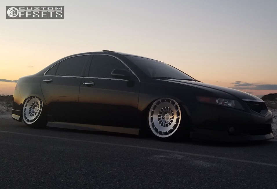 2004 Acura Tsx Lug 2004 Acura TSX With 18x8.5 35 Klutch Sl5 And