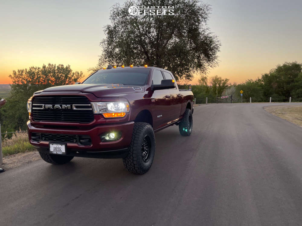 2021 Ram 2500 with 18x9 12 Vision Armor and 37/12.5R18 Vizzoni Mudz M/t ...