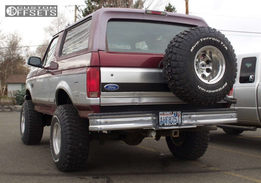 1996 Ford Bronco with 15x12 -73 Mickey Thompson Classic Iii and 35/12 ...