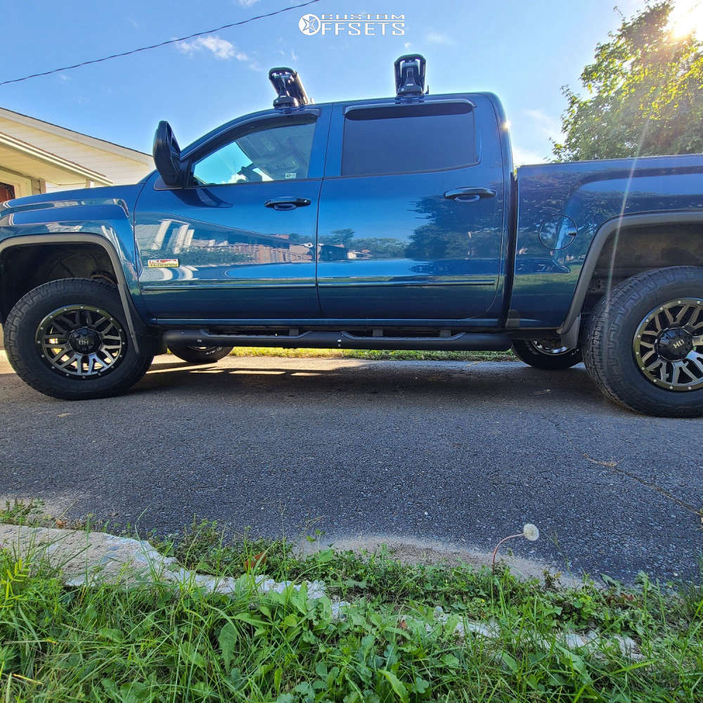 2017 GMC Sierra 1500 with 18x9 0 Fast HD Menace and 33/10.5R18 ...
