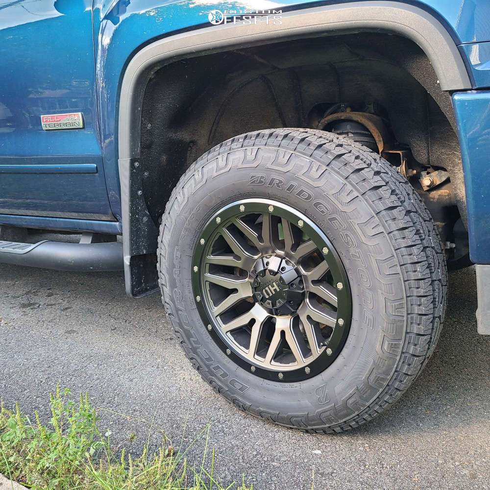 2017 GMC Sierra 1500 with 18x9 0 Fast HD Menace and 33/10.5R18 ...