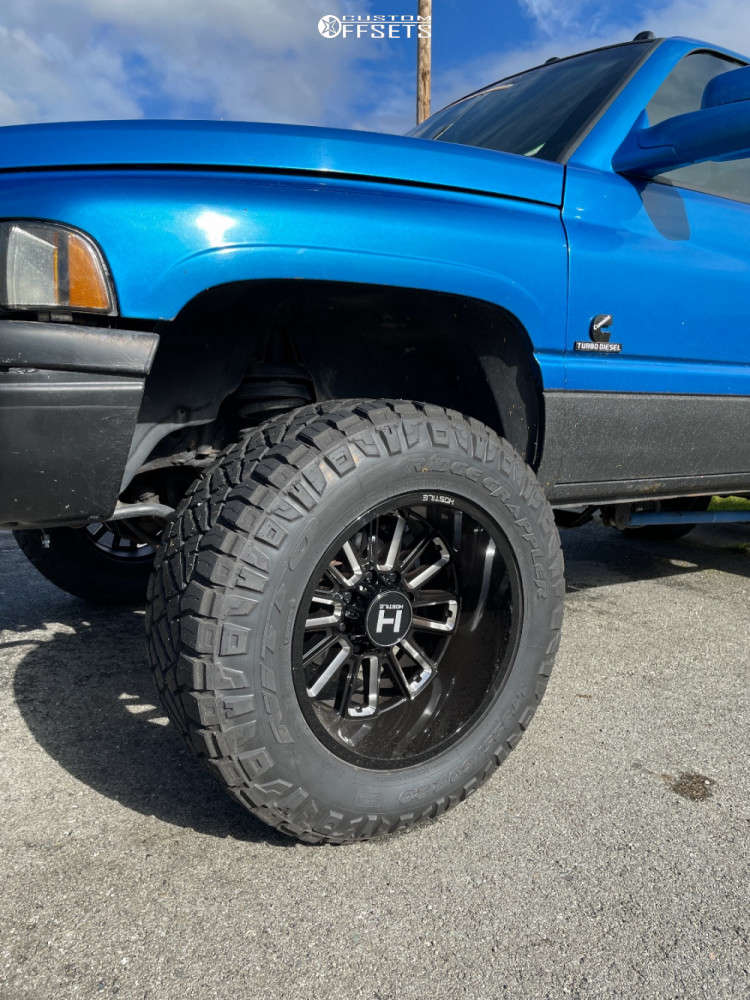 1995 Dodge Ram 2500 with 20x12 -44 Hostile Predator and 35/12.5R20 ...