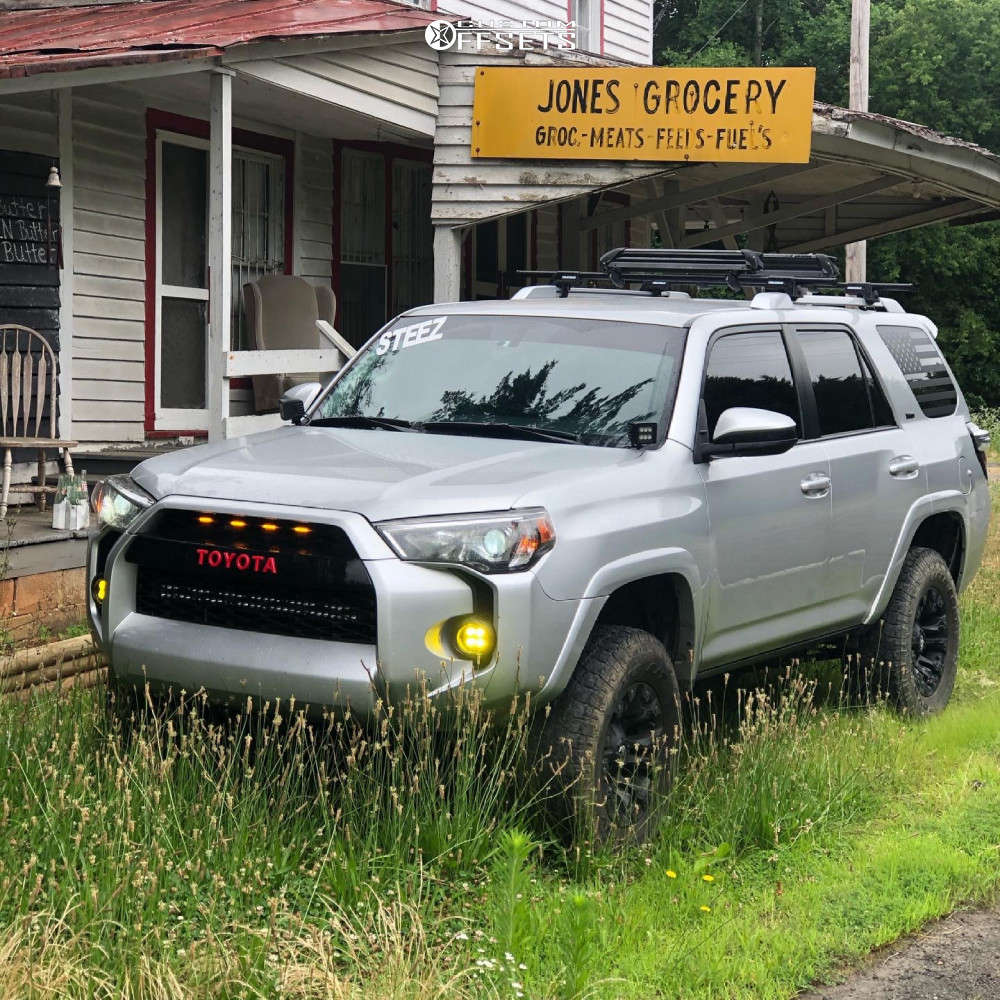 2017 Toyota 4Runner with 17x9 -12 Fuel Vapor and 33/12.5R17 Toyo Tires ...