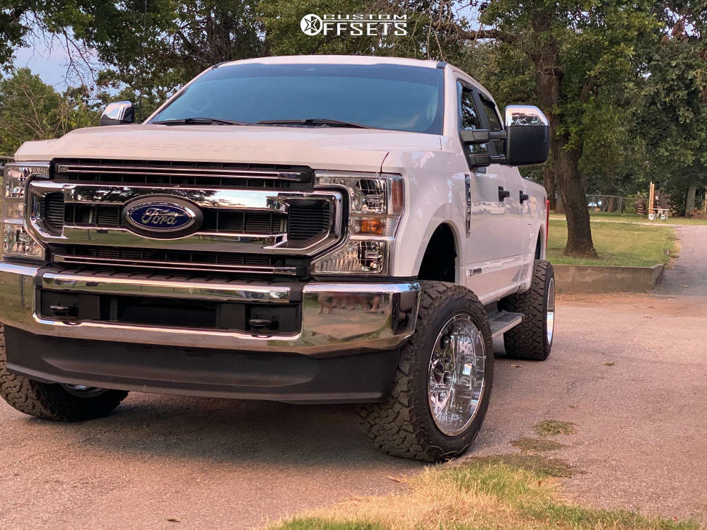 2021 Ford F-250 Super Duty with 20x12 -51 Vision Rocker and 33/12.5R20 ...