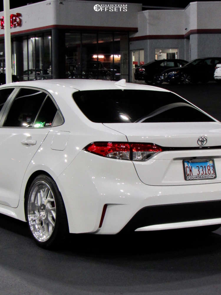 2021 Toyota Corolla with 18x8.5 35 Regen5 R33 and 225/40R18 Hankook ...