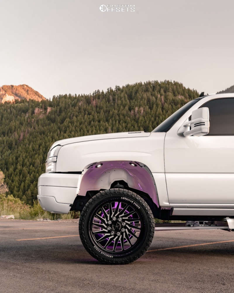 2007 Chevrolet Silverado 2500 HD Classic with 24x12 -40 American Force ...