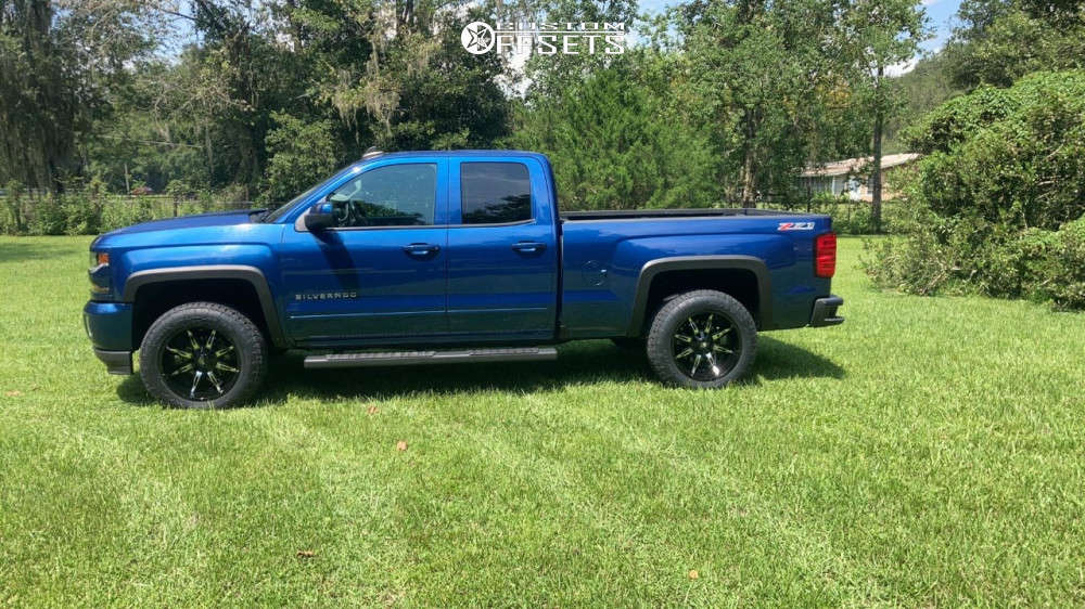 2016 Chevrolet Silverado 1500 with 20x10 -25 Vision Manic and 32/10.5R20 Nitto Terra Grappler G2 ...