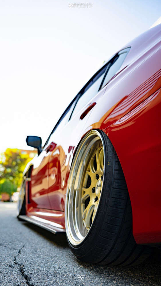 2019 Subaru WRX STI with 19x10 24 SSR Professor Ms3 and 245/35R19 Toyo ...