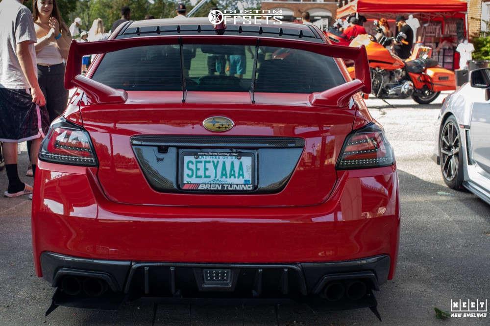 2019 Subaru WRX STI with 19x10 24 SSR Professor Ms3 and 245/35R19 Toyo ...