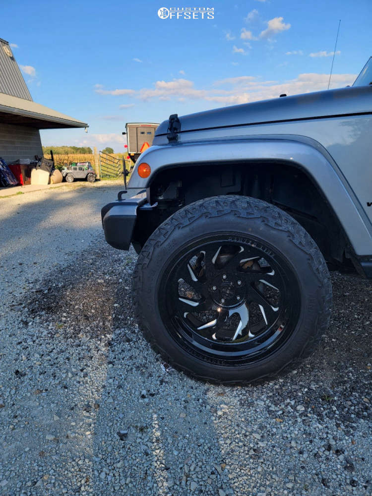 2014 Jeep Wrangler with 22x12 -44 Centerline Tangent 847Bm and 35/12 ...