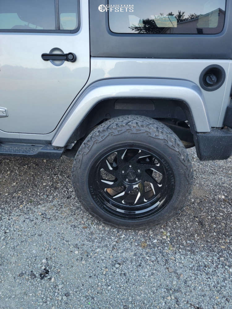 2014 Jeep Wrangler with 22x12 -44 Centerline Tangent 847Bm and 35/12 ...