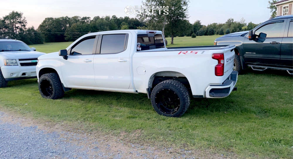 2019 Chevrolet Silverado 1500 with 20x12 -51 Vision Rocker and 33/12 ...