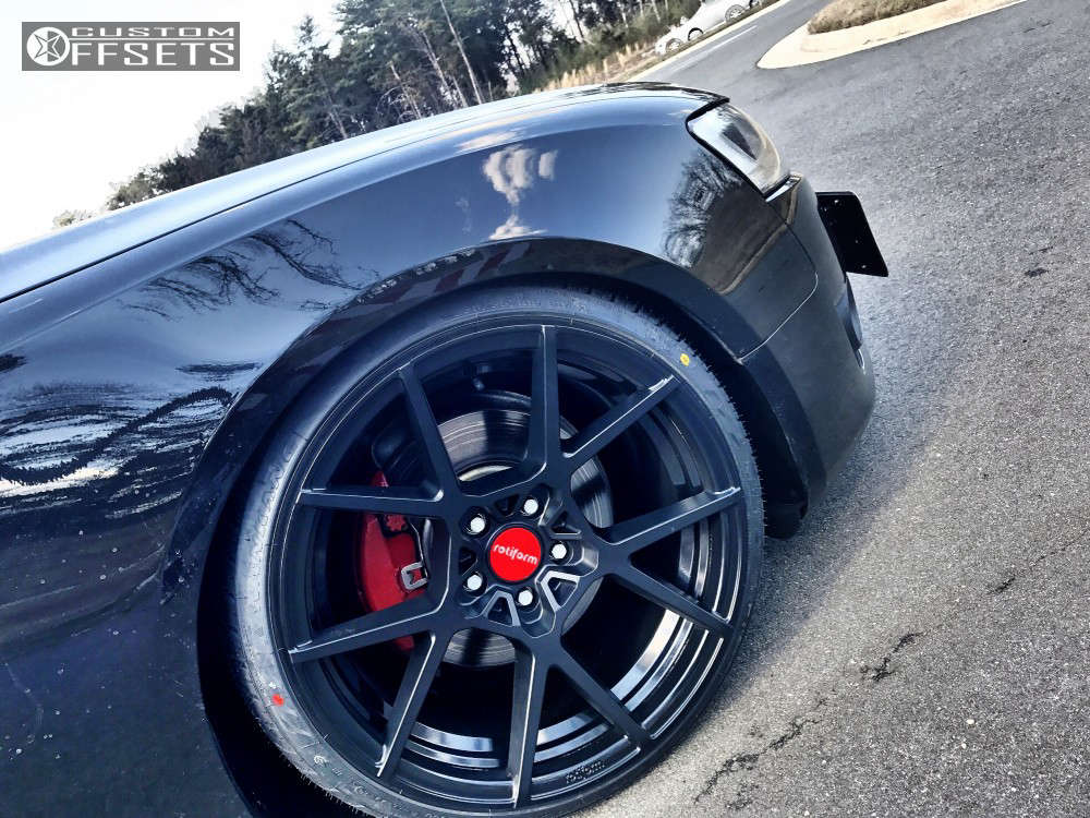 2012 Audi A5 Quattro with 19x10 35 Rotiform Kps and 235/35R19 Nankang ...