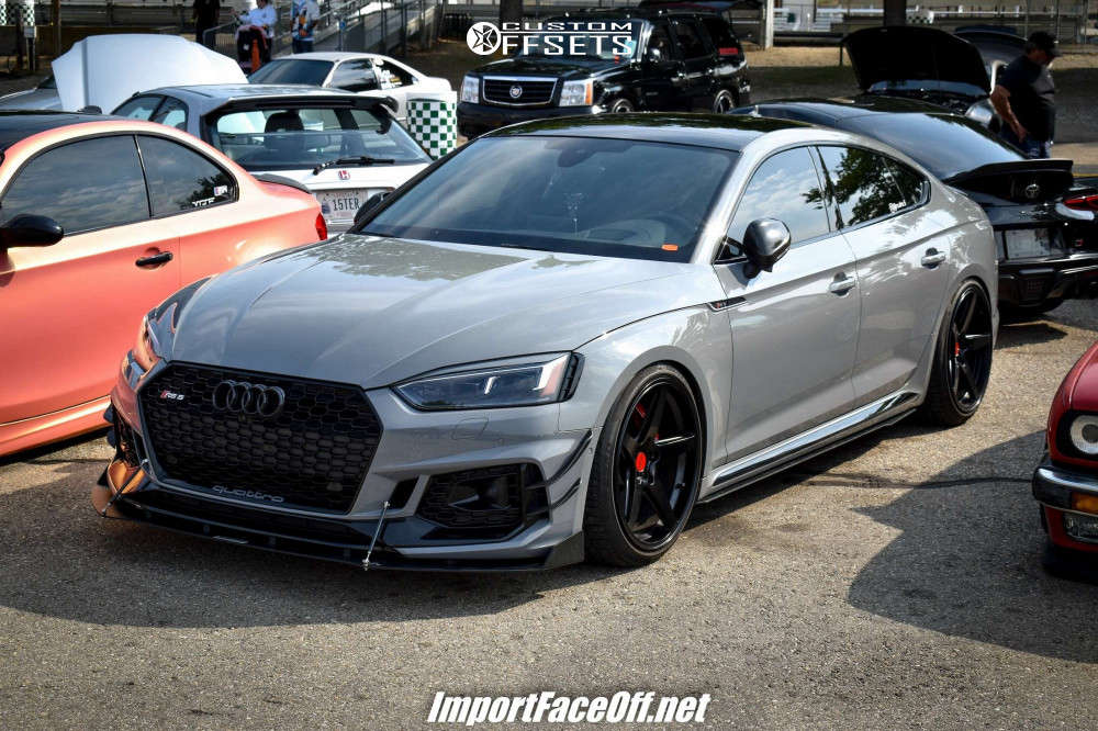 2019 Audi RS5 Sportback with 20x10.5 45 Rotiform Wgr and 255/35R20 ...