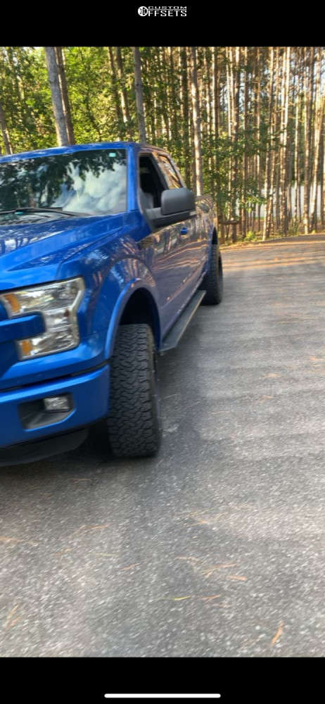 2016 Ford F-150 with 20x10 -25 Vision Rocker and 275/55R20 BFGoodrich ...