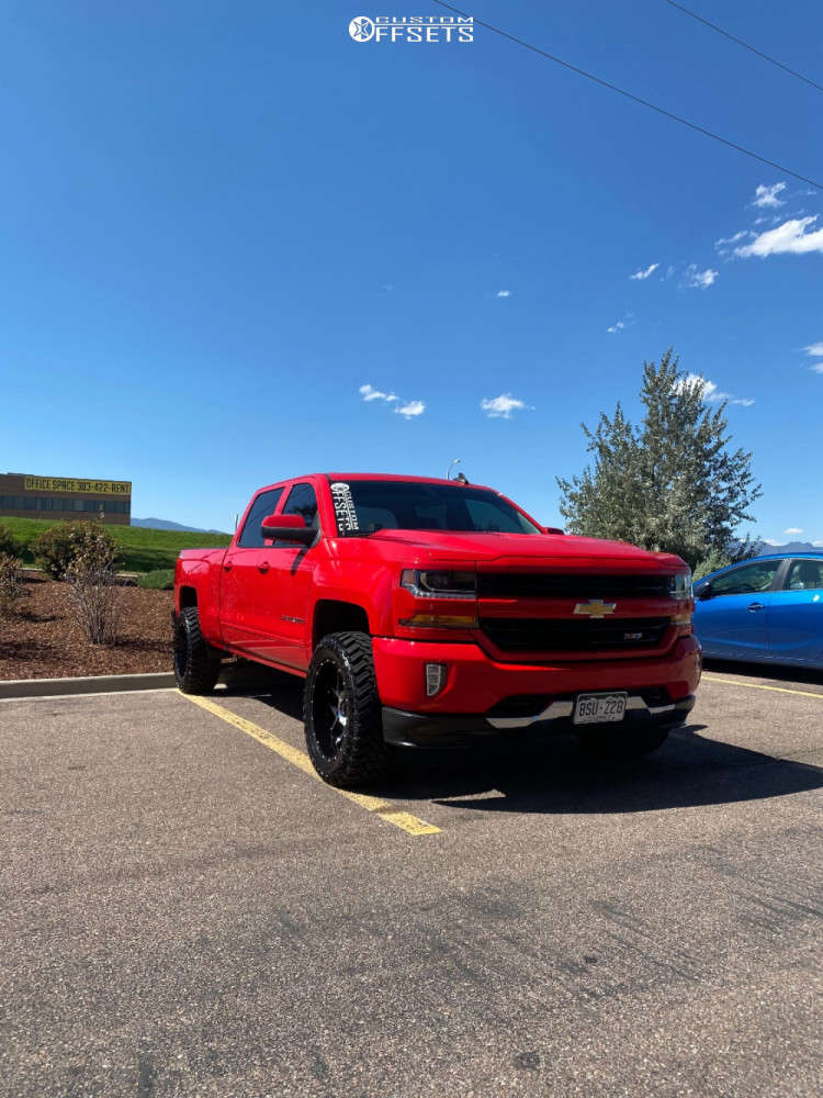2017 Chevrolet Silverado 1500 with 20x10 -29 Vision 360 and 33/12.5R20 ...